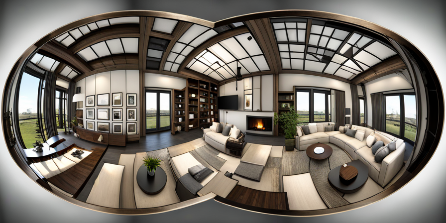 360 of Farmhouse Living Room (3mo ago, took 23s)